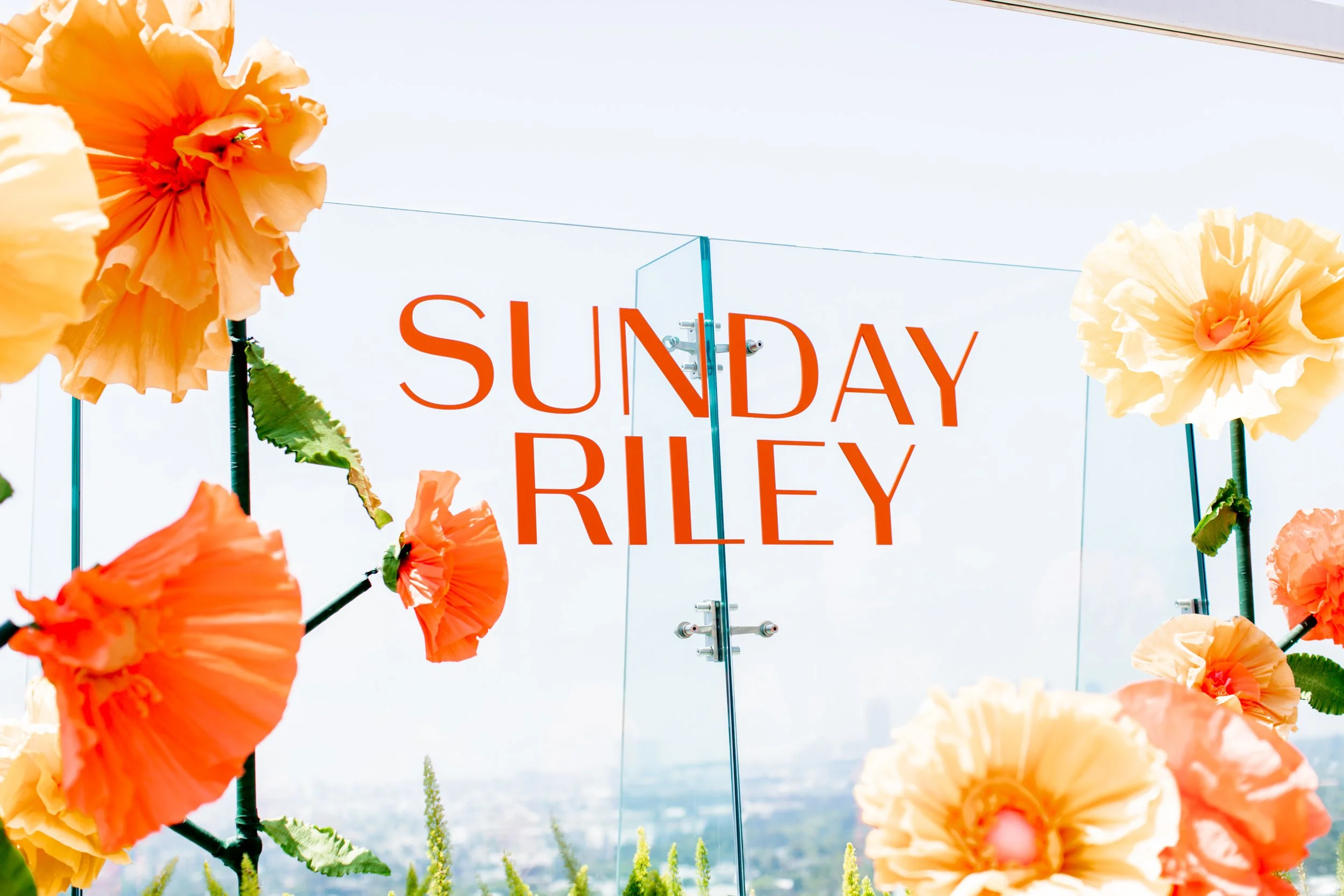 Sunday Riley: Event Backdrop — Corrie in Color