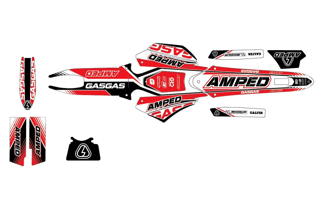 Amped - Action Sports Brand- Trials & Motocross Graphics