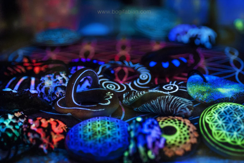 Glow in the dark Wall Murals Glowing Walldecoration by Fabian Bogi
