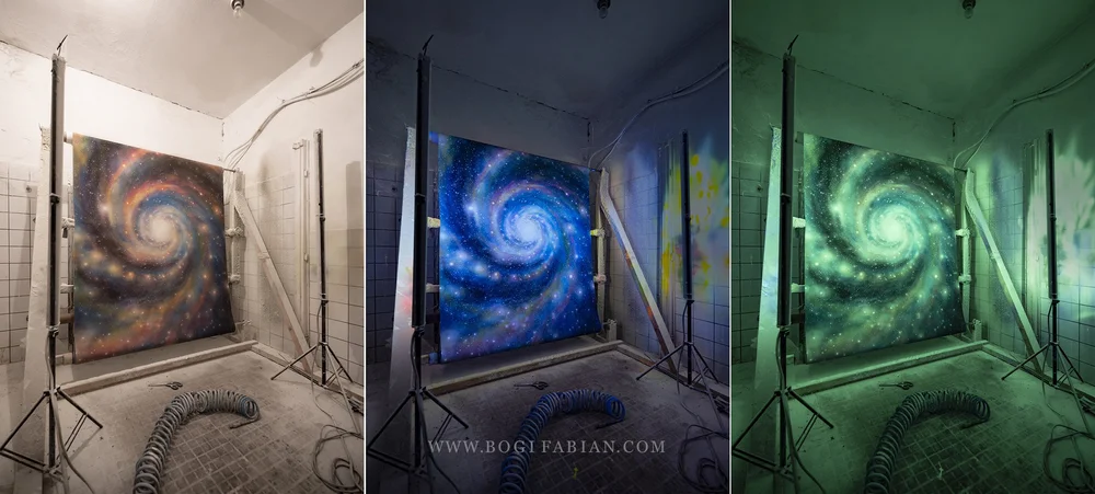 Glow in the dark Wall Murals Glowing Walldecoration by Fabian Bogi