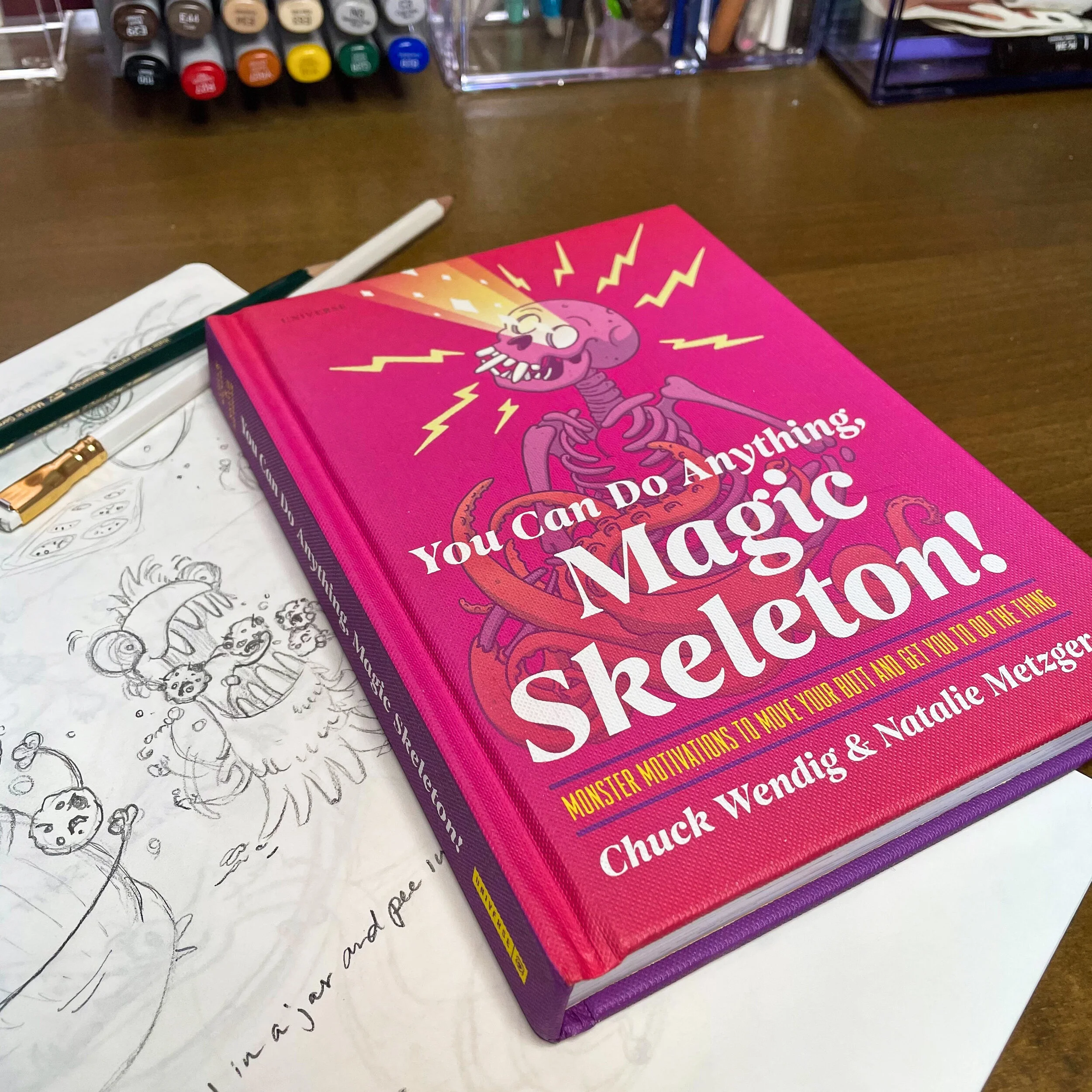 You Can Do Anything, Magic Skeleton! Book in the book flesh! — Fuzzy ...