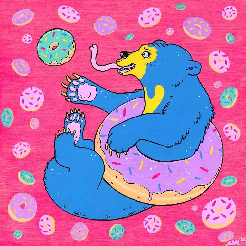 Mikiko Mochi Donuts Display — Fuzzy Slug Studios