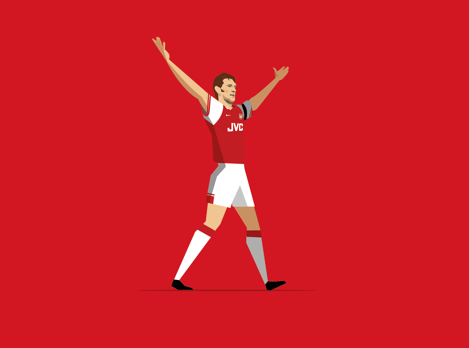 Arsenal FC player illustrations — Dave Flanagan Illustration