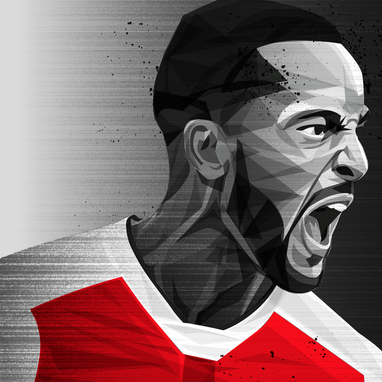 Arsenal FC player illustrations — Dave Flanagan Illustration