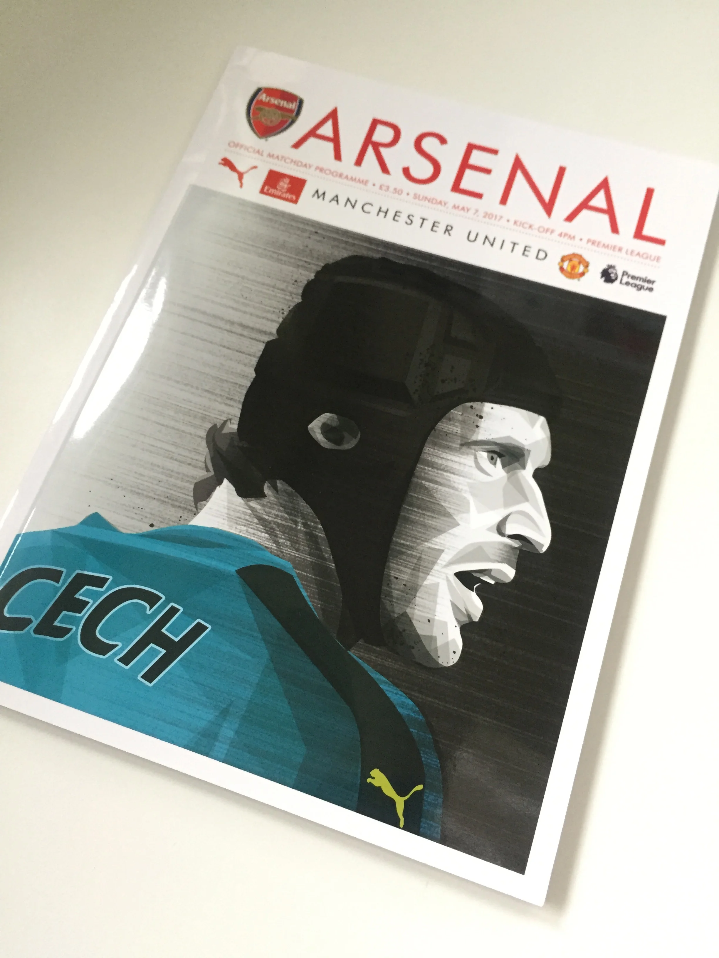 Arsenal programme covers — Dave Flanagan Illustration