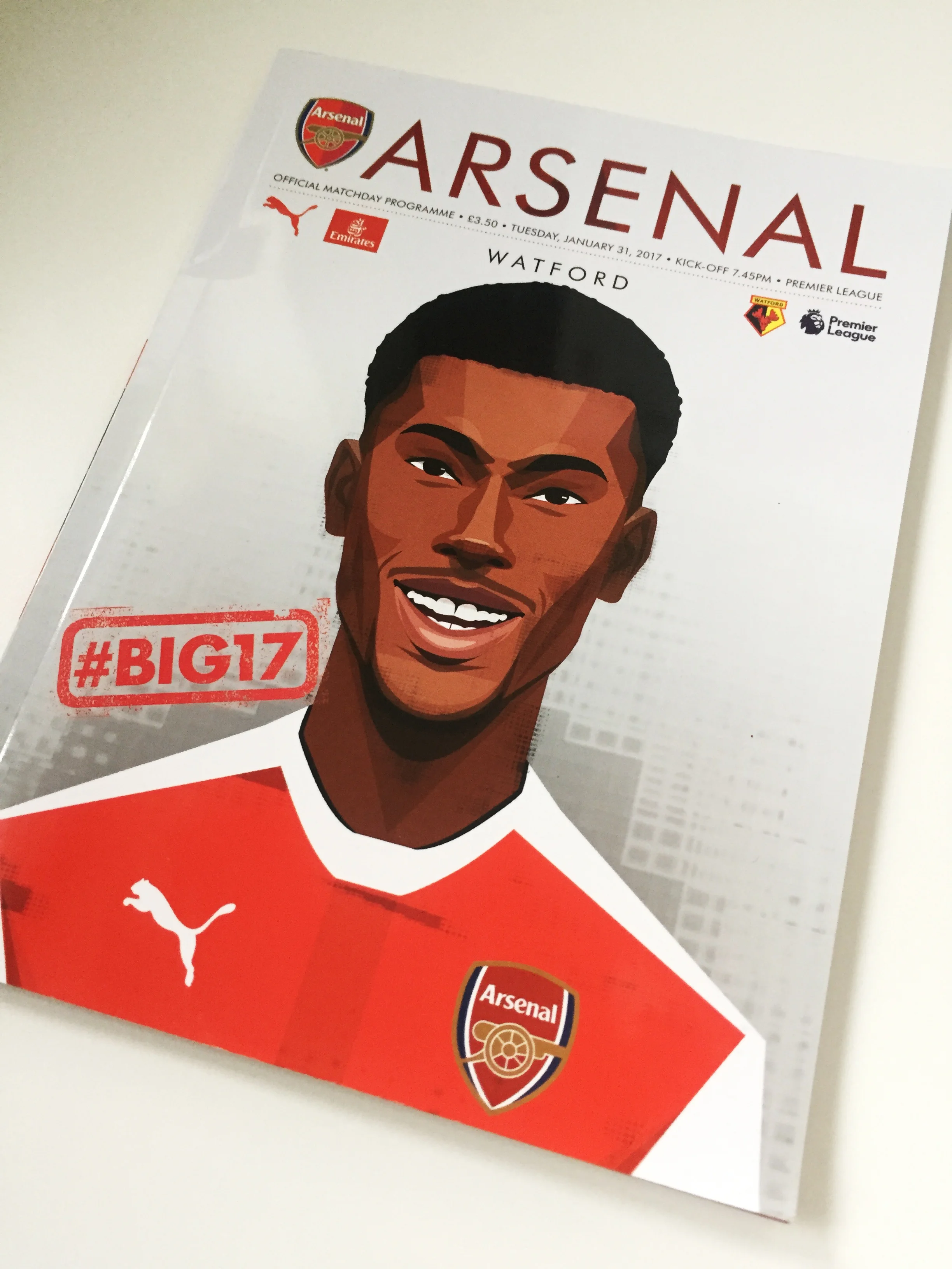 Arsenal programme covers — Dave Flanagan Illustration