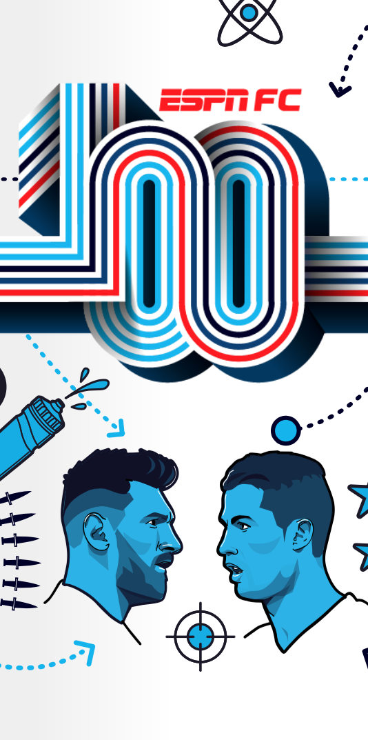 ESPN FC 100 — Dave Flanagan Illustration