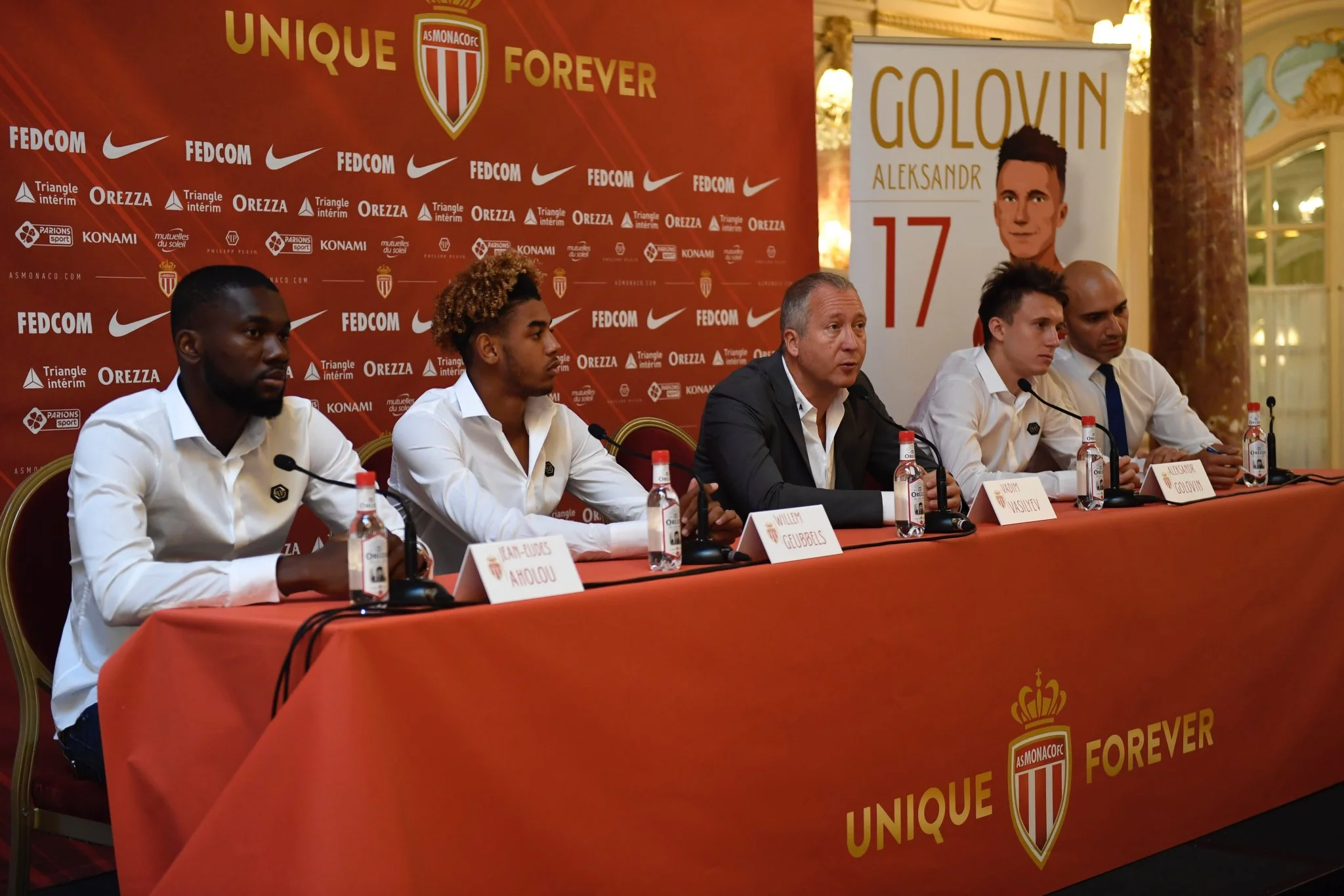 AS Monaco new recruits event — Dave Flanagan Illustration