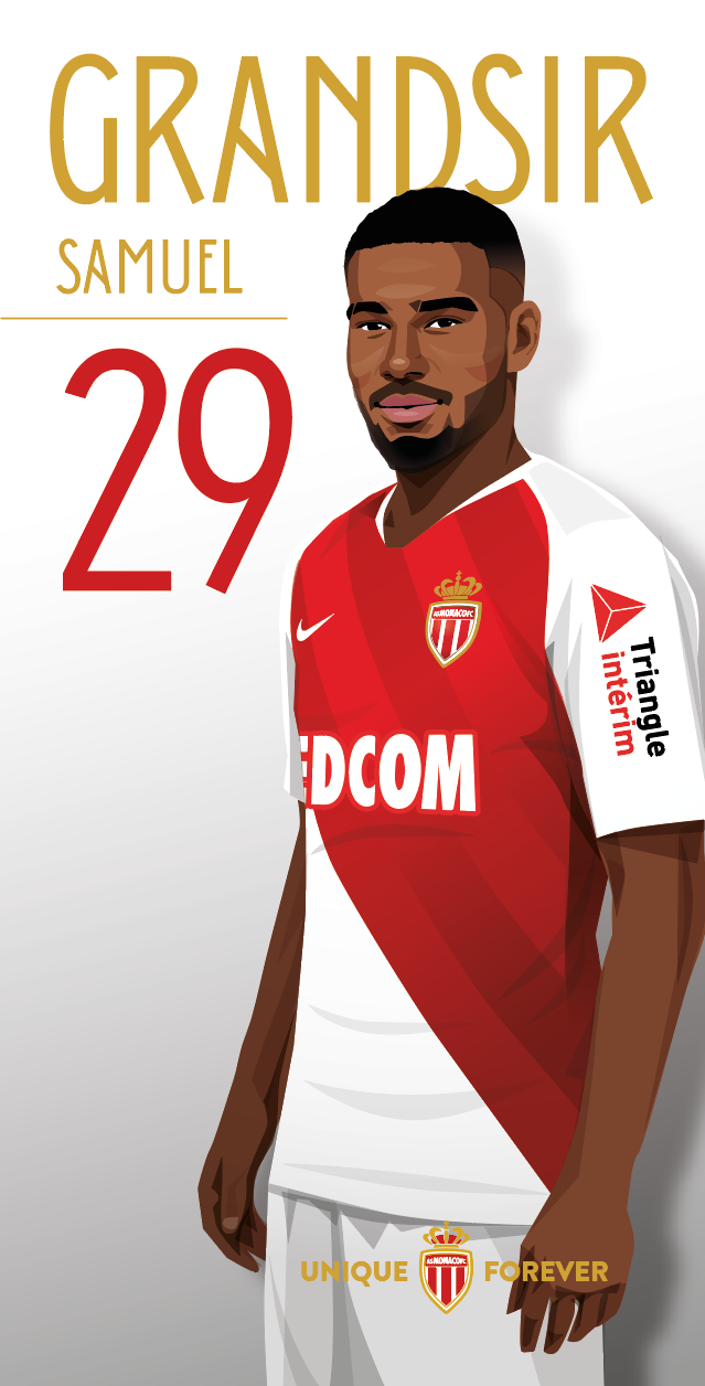 AS Monaco new recruits event — Dave Flanagan Illustration