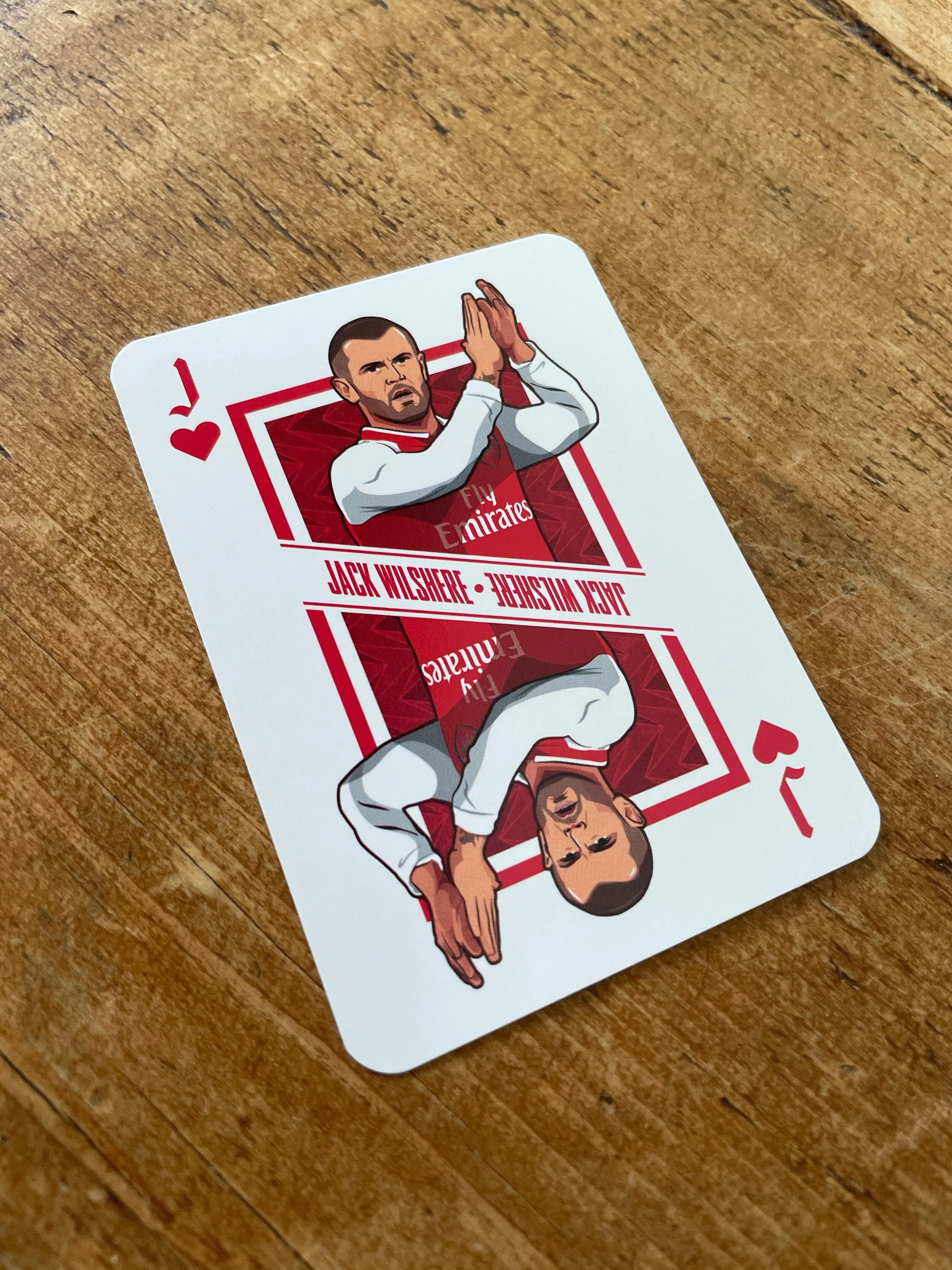 Arsenal playing card set — Dave Flanagan Illustration