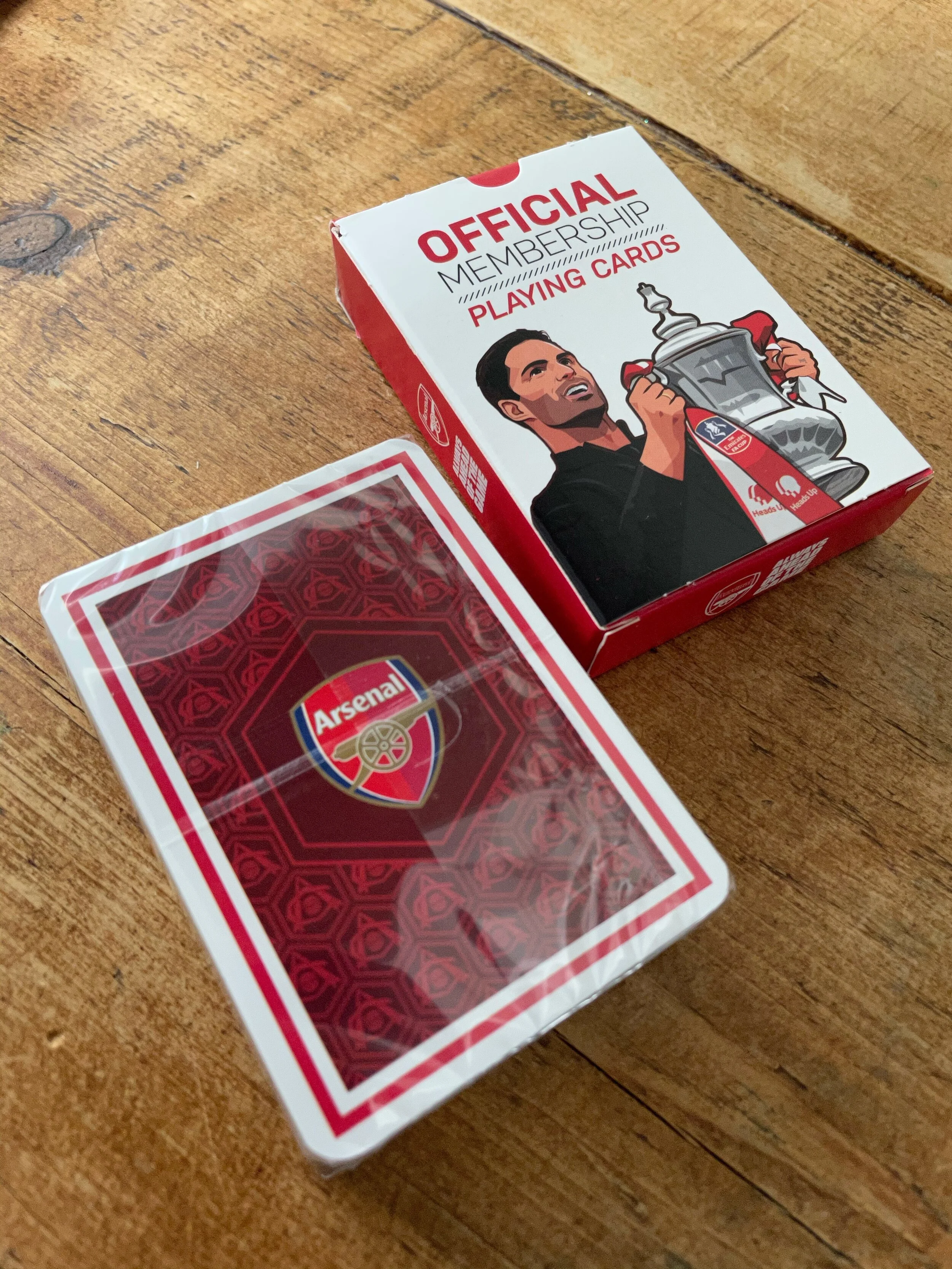 Arsenal playing card set — Dave Flanagan Illustration