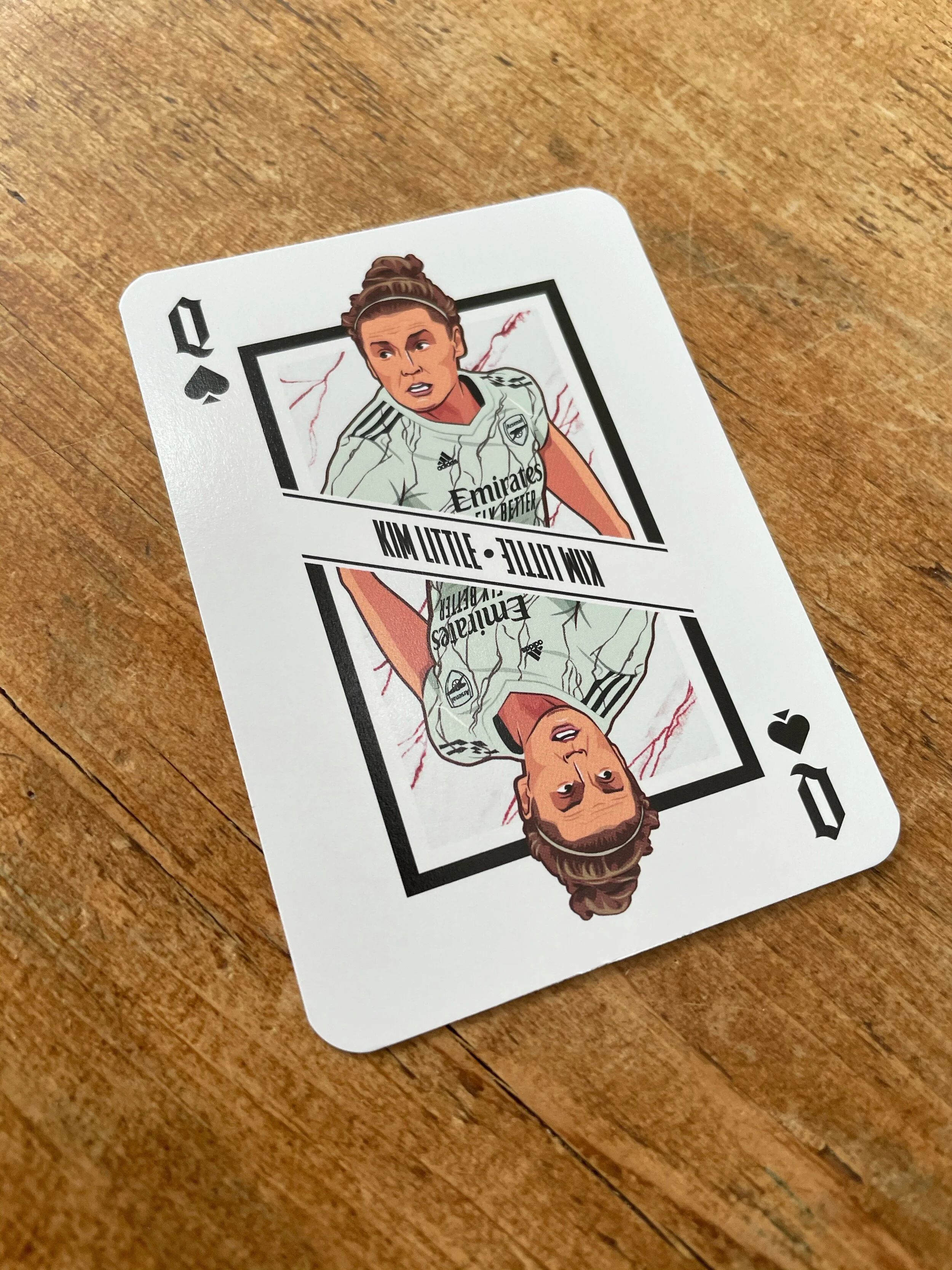 Arsenal playing card set — Dave Flanagan Illustration