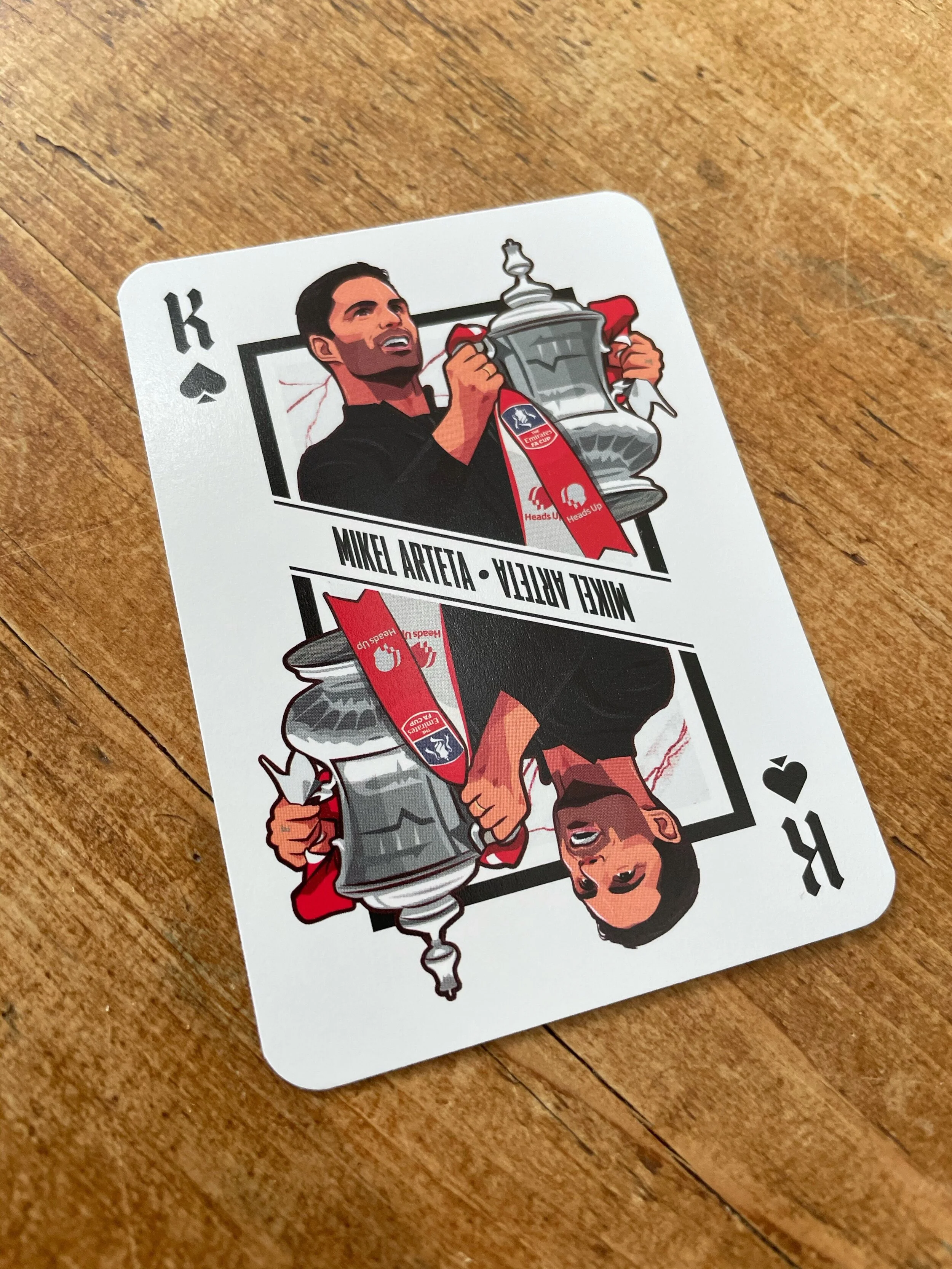Arsenal playing card set — Dave Flanagan Illustration