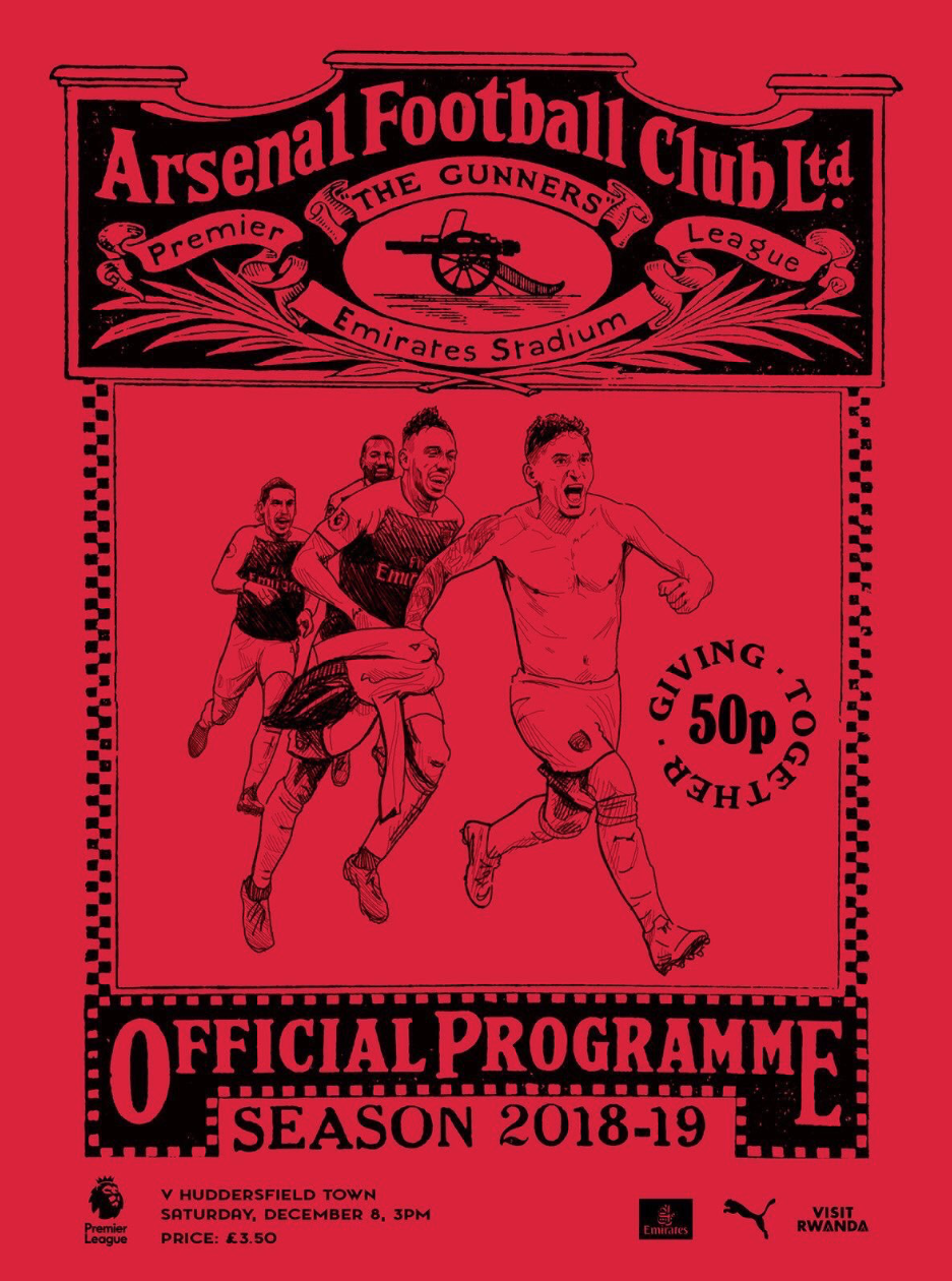 Arsenal programme covers — Dave Flanagan Illustration