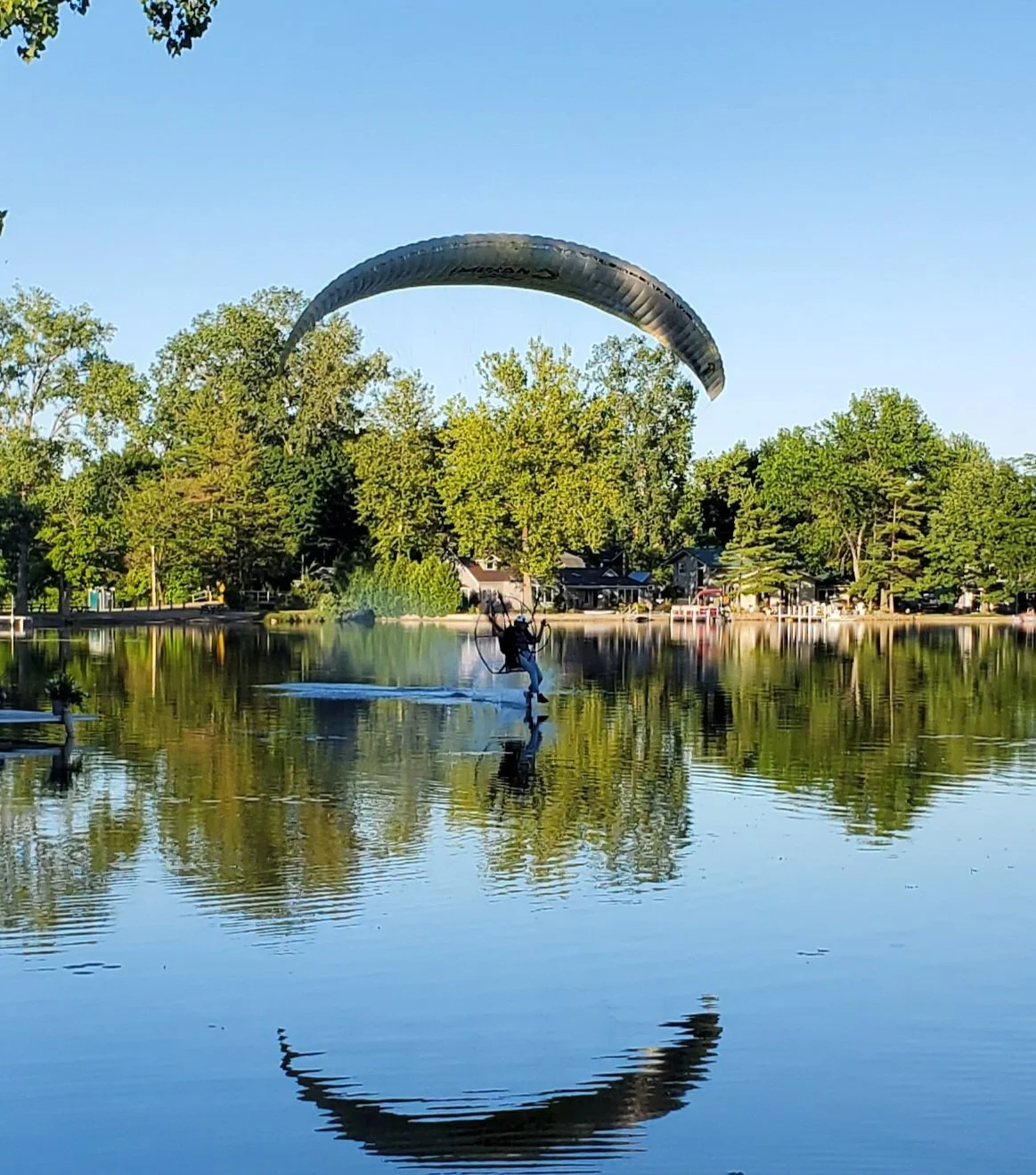 Summer 2022 Paraglider — Wall Lake Orland, Indiana