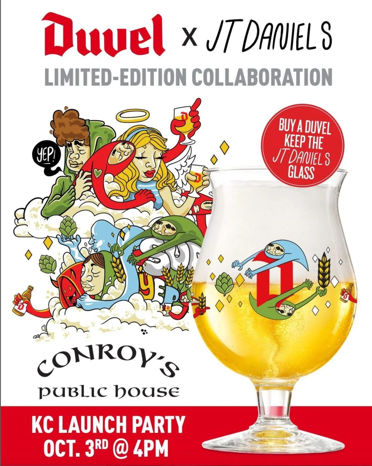 Duvel x JT Daniels Art JT Daniels