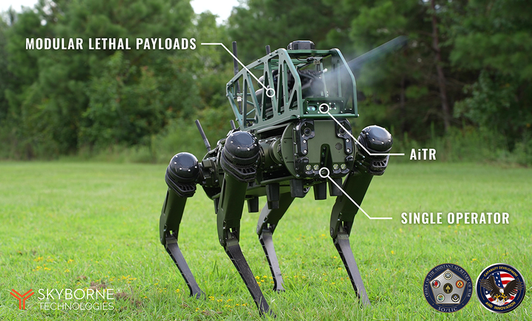 Skyborne Technologies - Skyborne Technologies Unveils CODiAQ: A Groundbreaking Quadruped Robotic ...