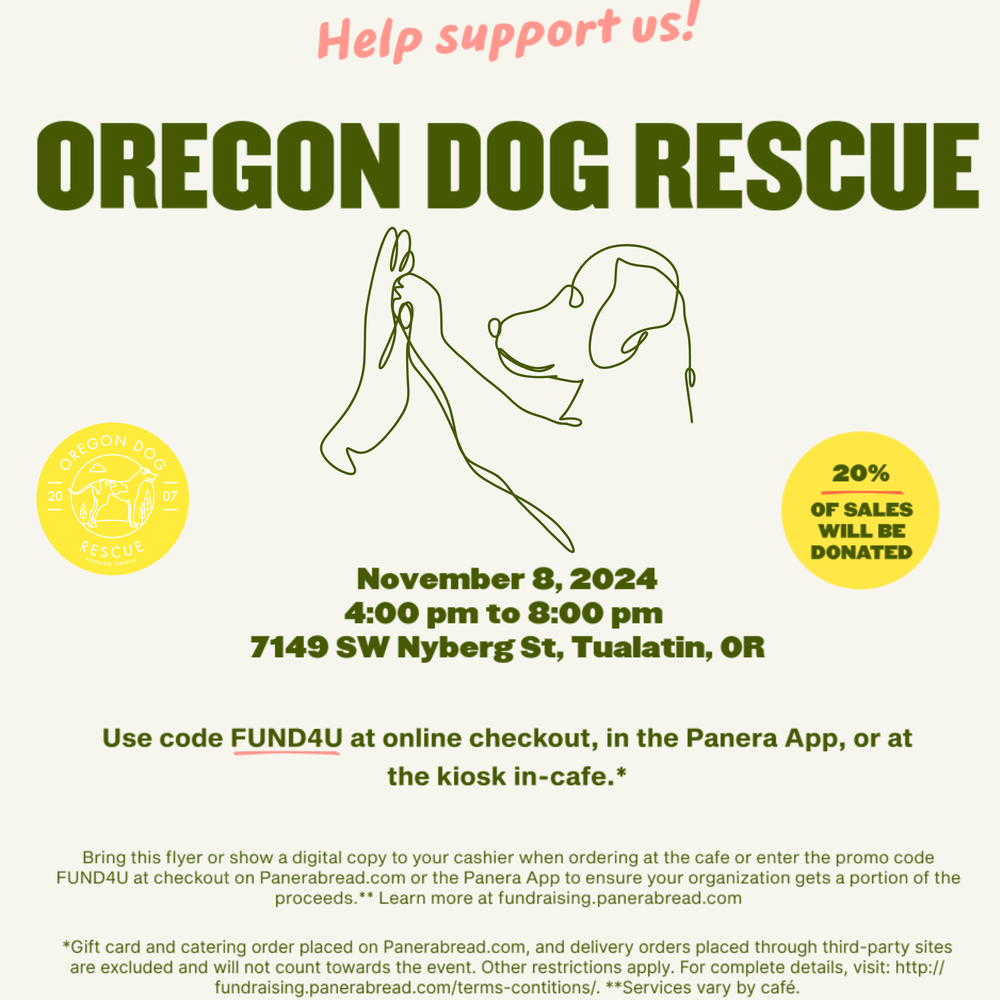 Events — Oregon Dog Rescue