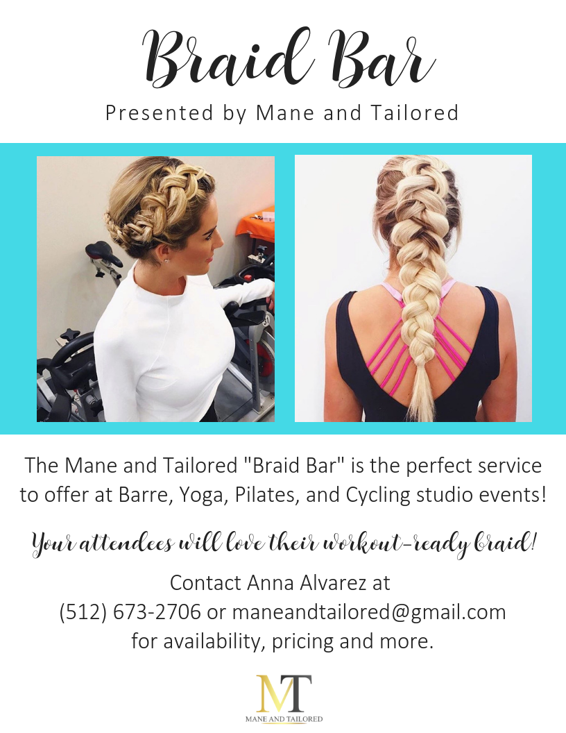 BRAID BAR — Mane & Tailored hair + skin