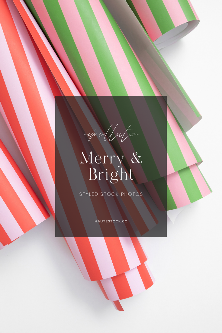 Bright & Colorful Holiday Gift Wrapping Stock Photos - Haute Stock Blog