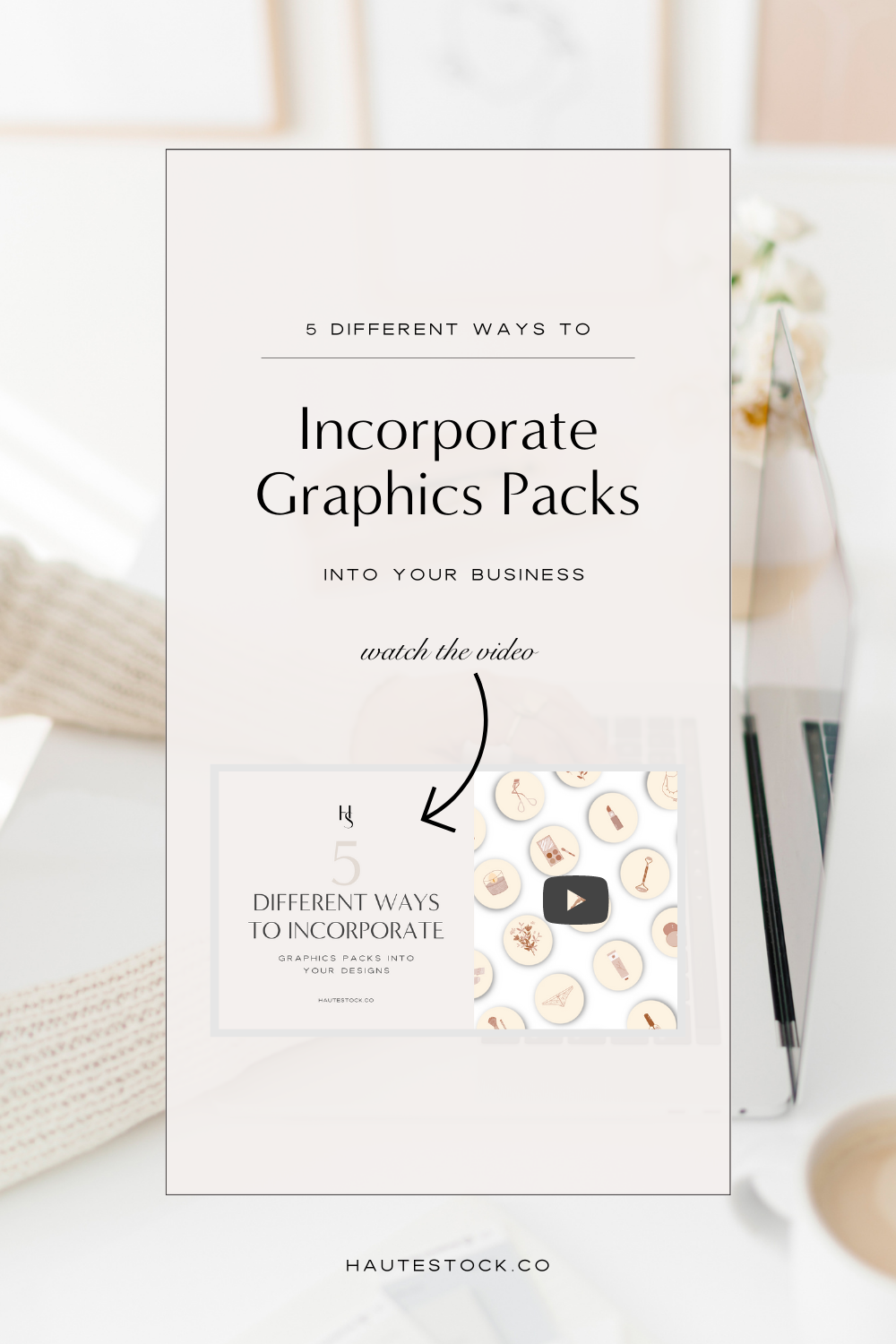 How to Use Icons and Graphics Elements in your Designs — Haute Stock ...