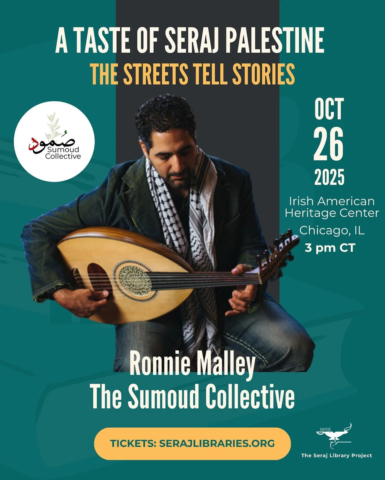 Sunday October 26th - Taste of Seraj Palestine — Intercultural Music ...