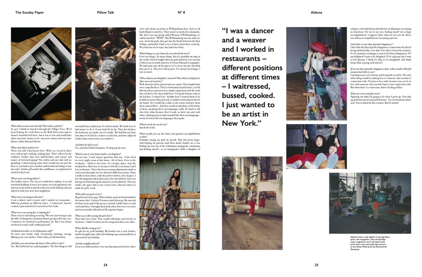 INTERVIEW: ALDONA RYGELIS — SAMANTHA HILLMAN