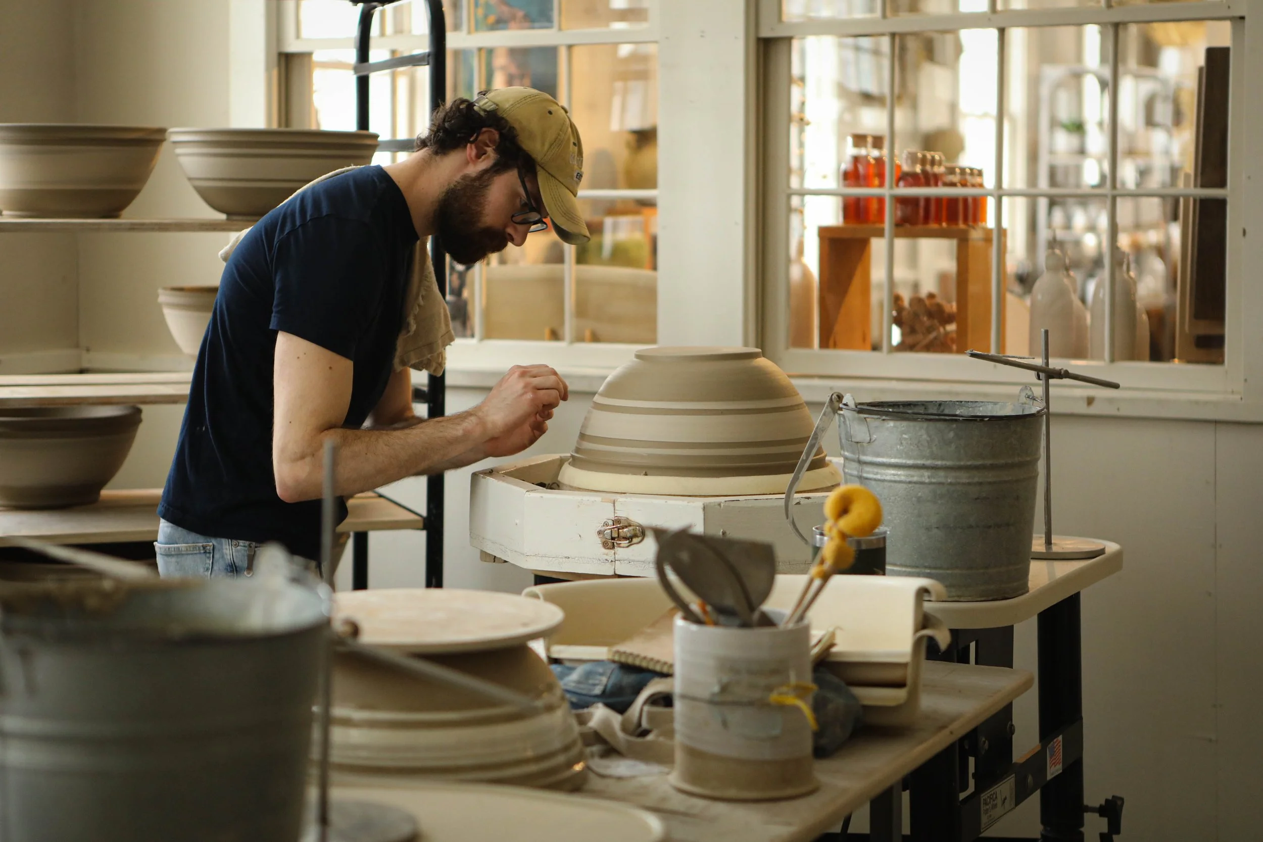A Visit to Farmhouse Pottery — folk