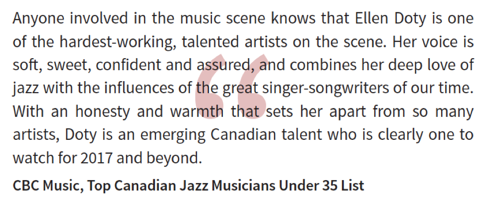 Longer Bio — Ellen Doty