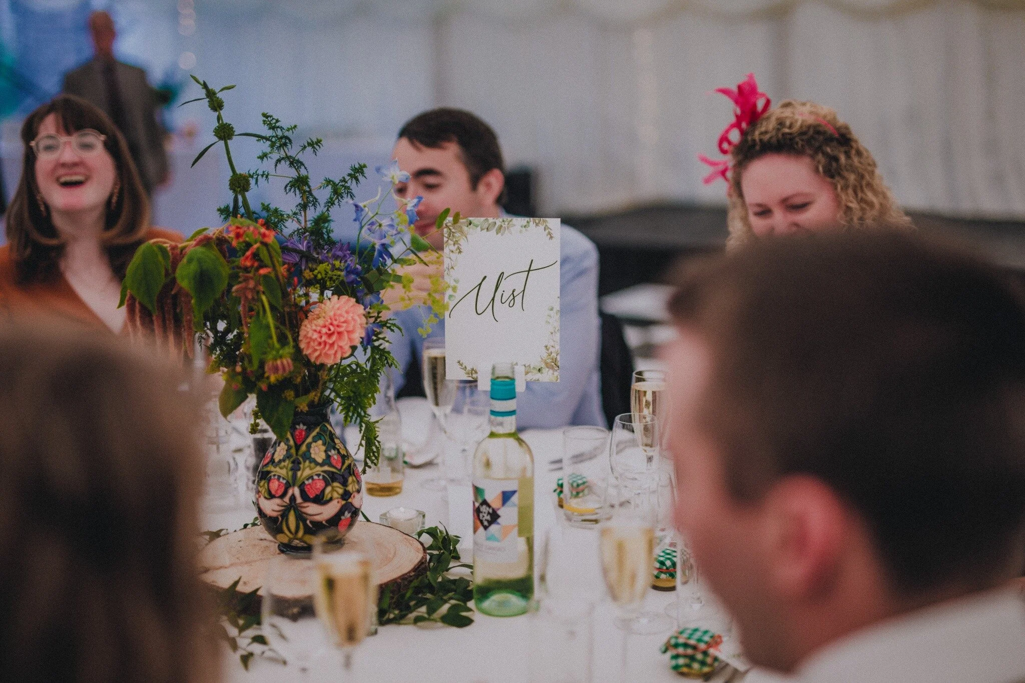 colourful wild flower garden wedding at ardgowan house — Sustainable ...