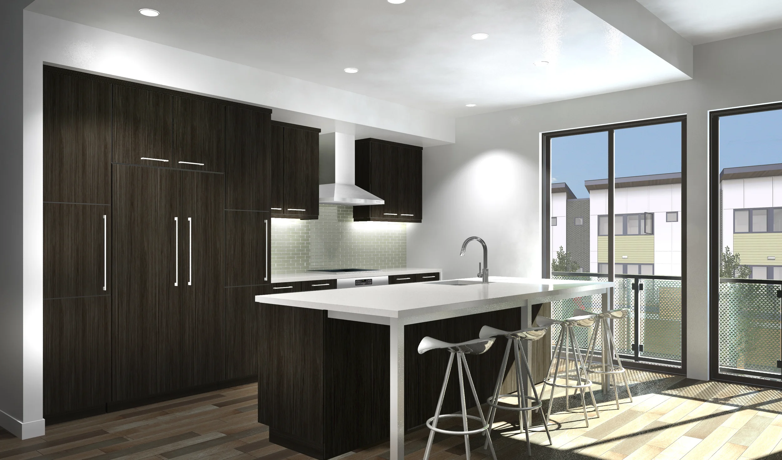 Axis Townhomes — TaC studios - Modern Architecture in Atlanta, GA