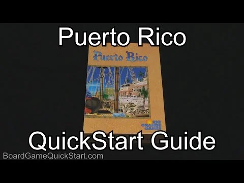 Puerto Rico — Board Game QuickStart Guide