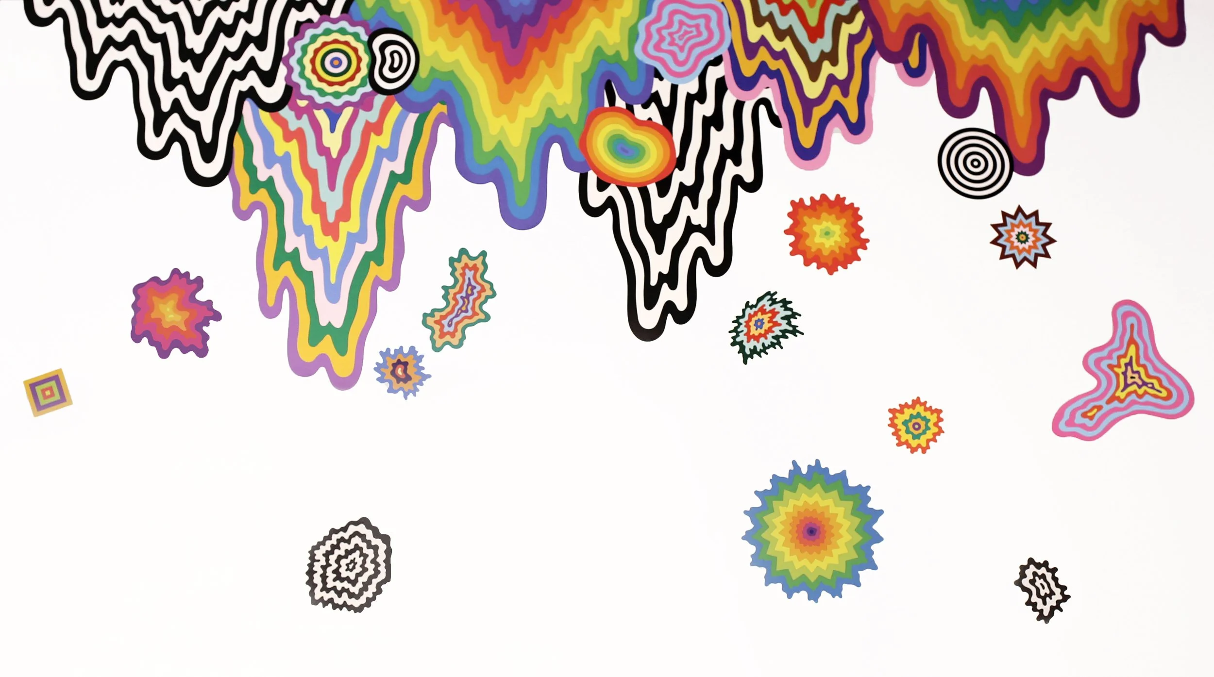 Cosmic Drip Die-Cut Wall Vinyl — Jen Stark