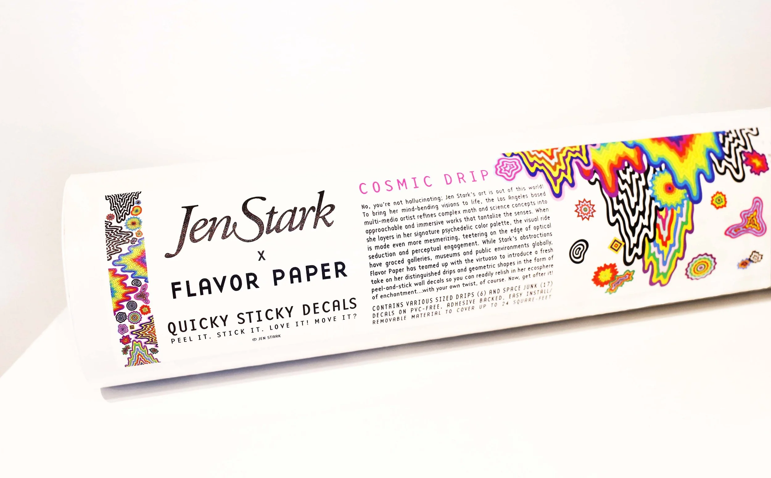 Cosmic Drip Die-Cut Wall Vinyl — Jen Stark