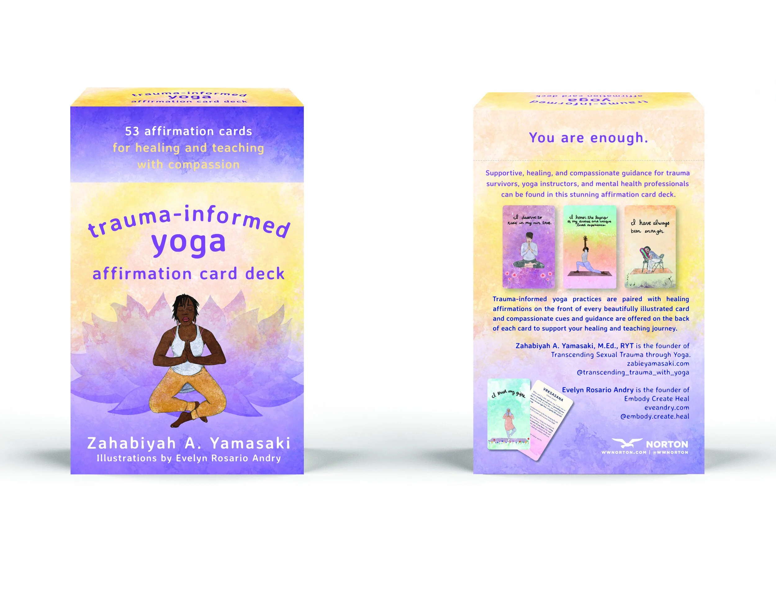 TRAUMA-INFORMED YOGA AFFIRMATION DECK — Zabie Yamasaki