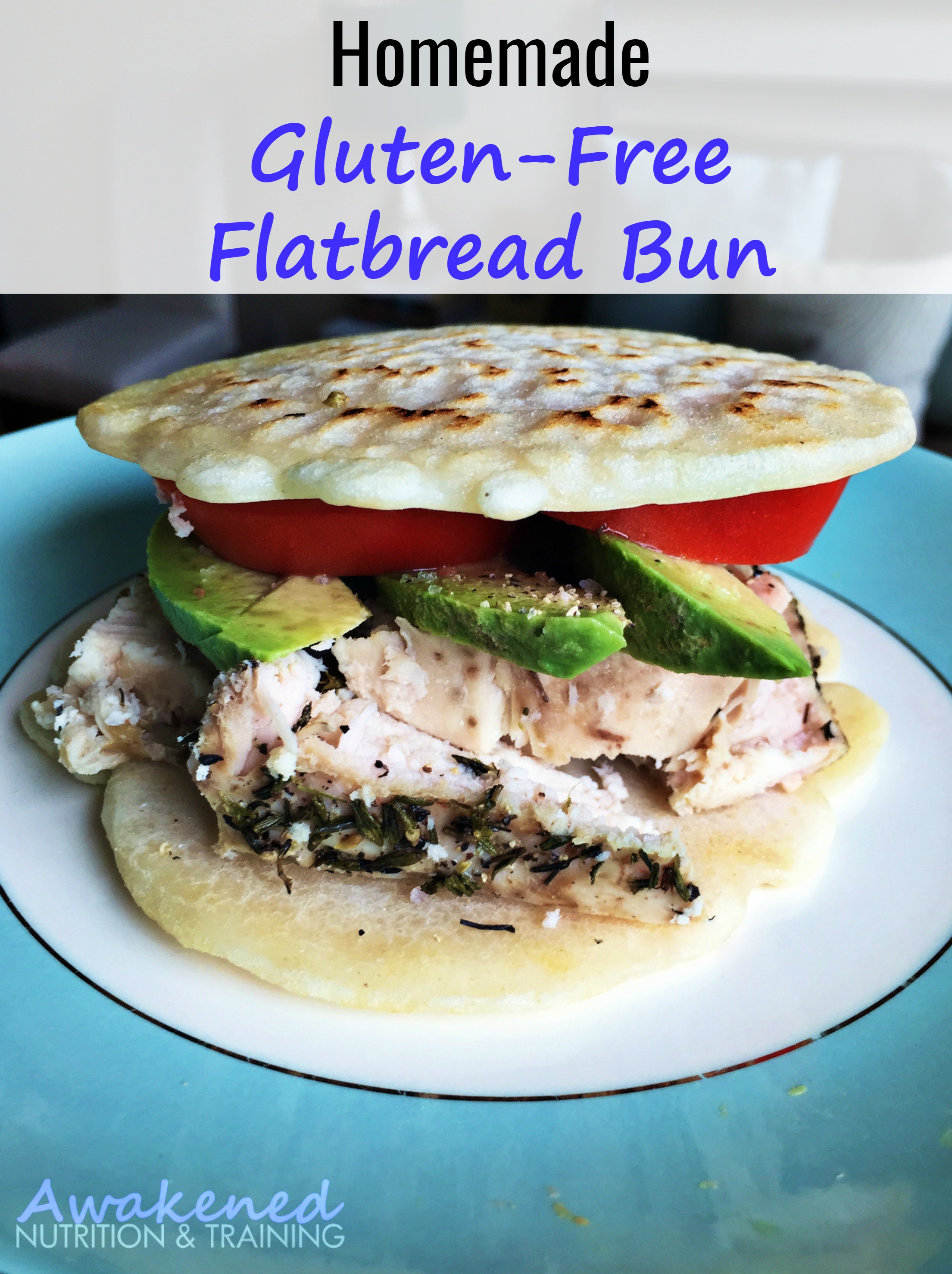 Homemade Gluten-Free Flatbread Bun (also, nut-free!) — Awakened ...