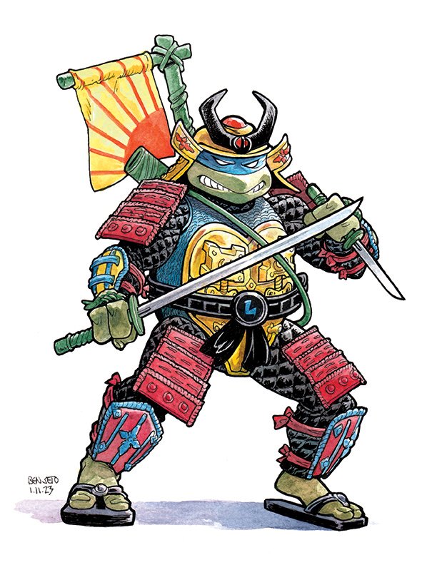 Samurai Leo TMNT Print — Black Sheep Comics