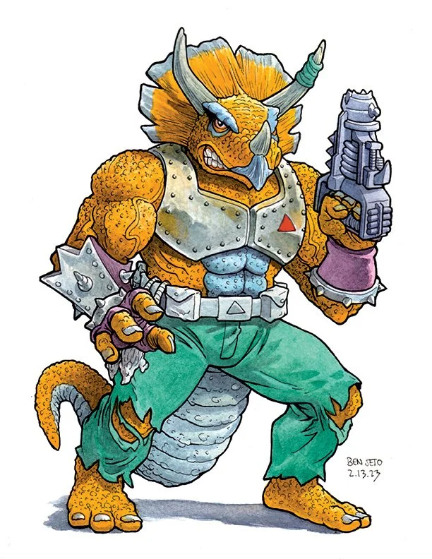 Triceraton TMNT Print — Black Sheep Comics