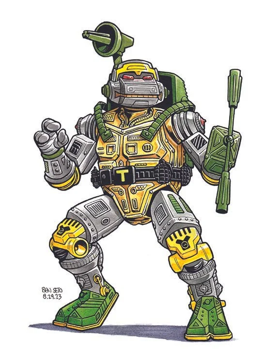 Metal Head TMNT Print — Black Sheep Comics