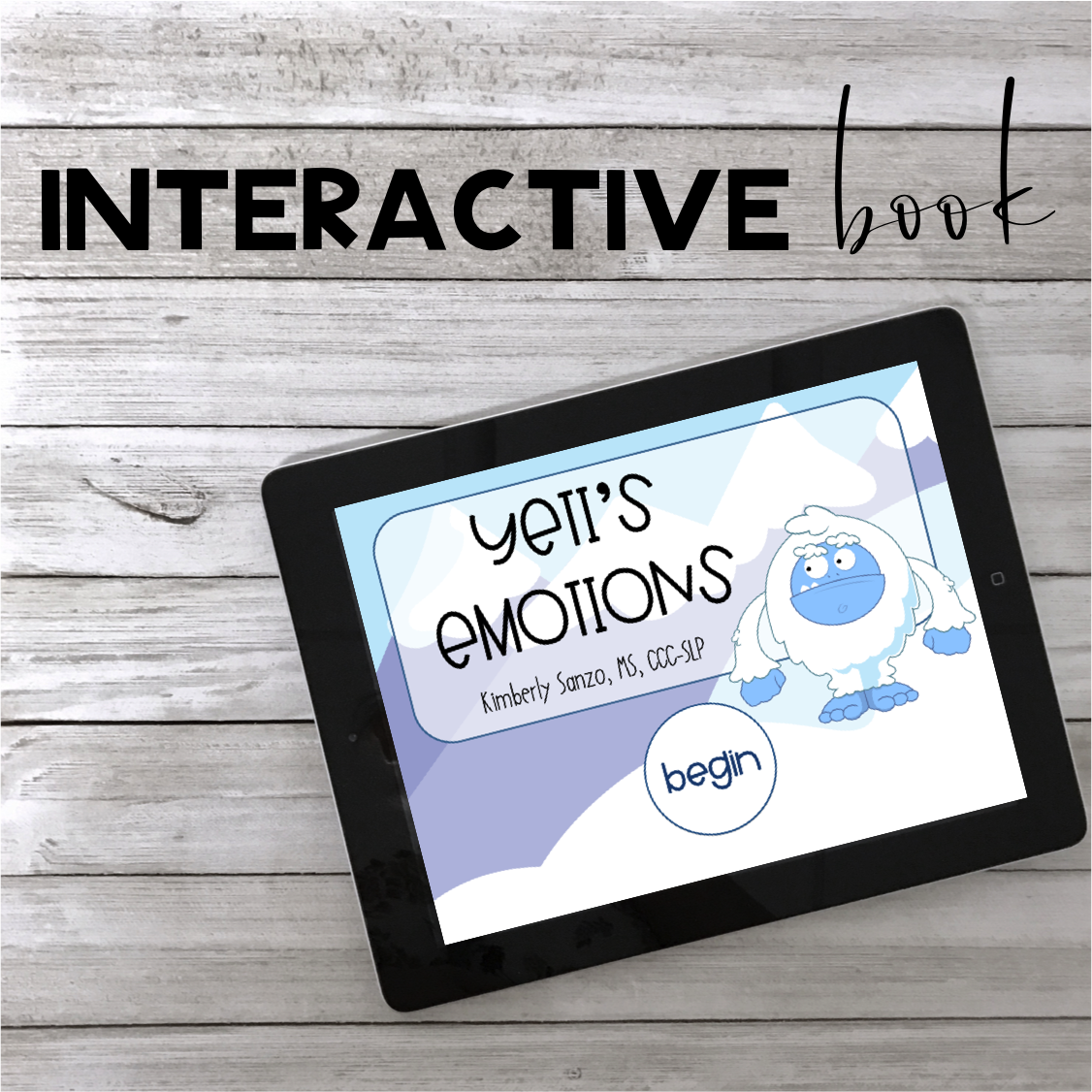 Interactive Book - Yeti's Emotions — Language First