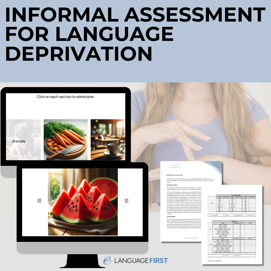 Assessments — Language First