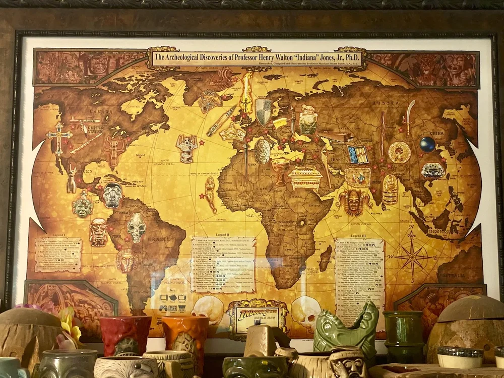 Matt Busch's Indiana Jones Map — Joseph D'Agnese