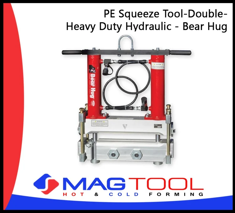 PE Squeeze Tool - Double - Heavy Duty Hydraulic - Bear Hug — MAG Tool ...