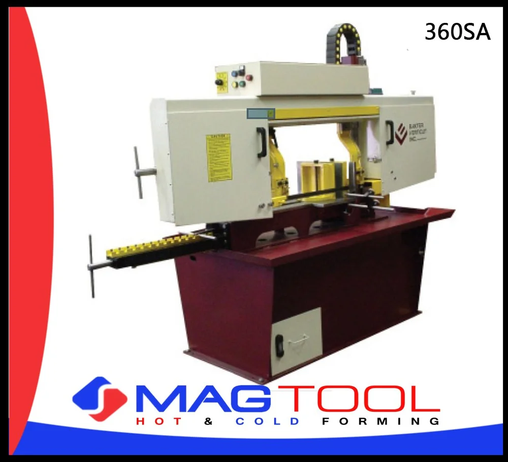 Semi Automatic Bandsaw Baxter — MAG Tool - Specialty Industrial Tool House