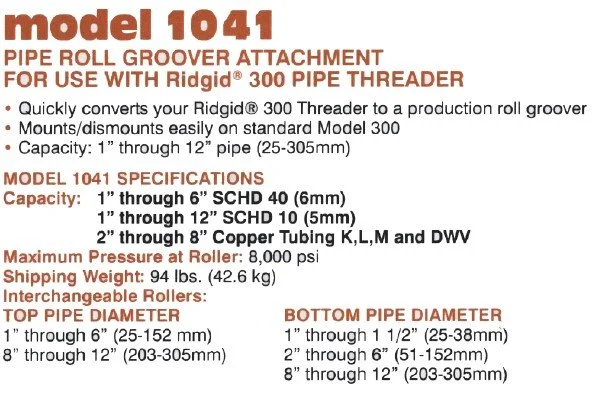 1041 Pace Machinery Grooving Attachment — MAG Tool - Specialty ...