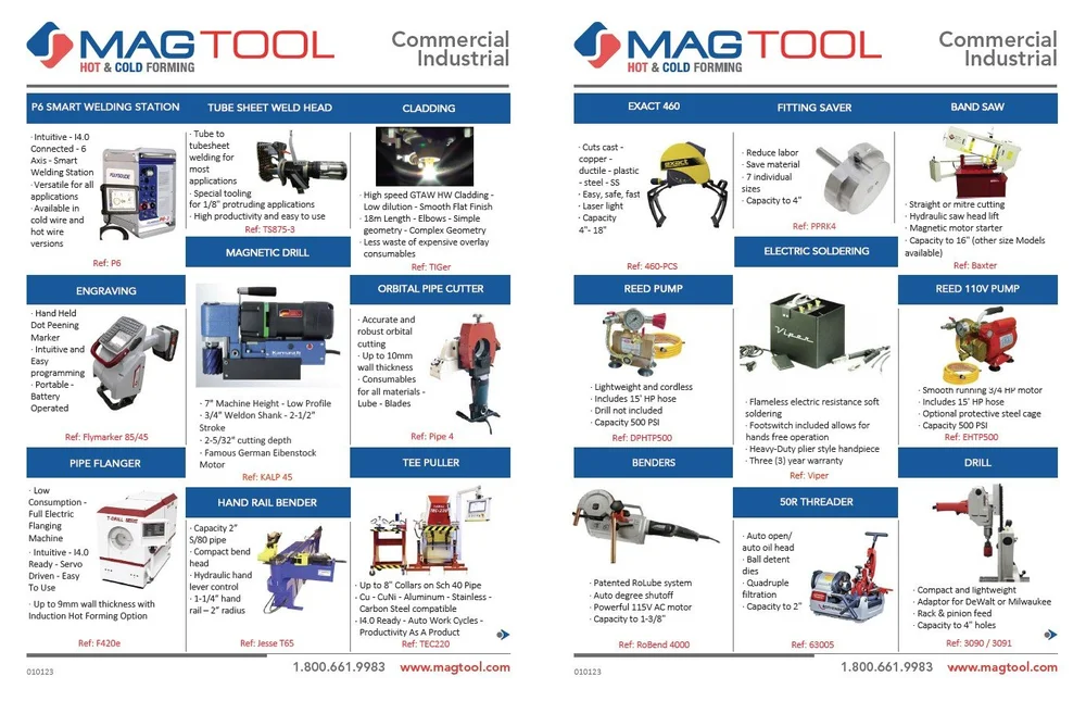 MAG TOOL COMMERCIAL FLYER — MAG Tool - Specialty Industrial Tool House