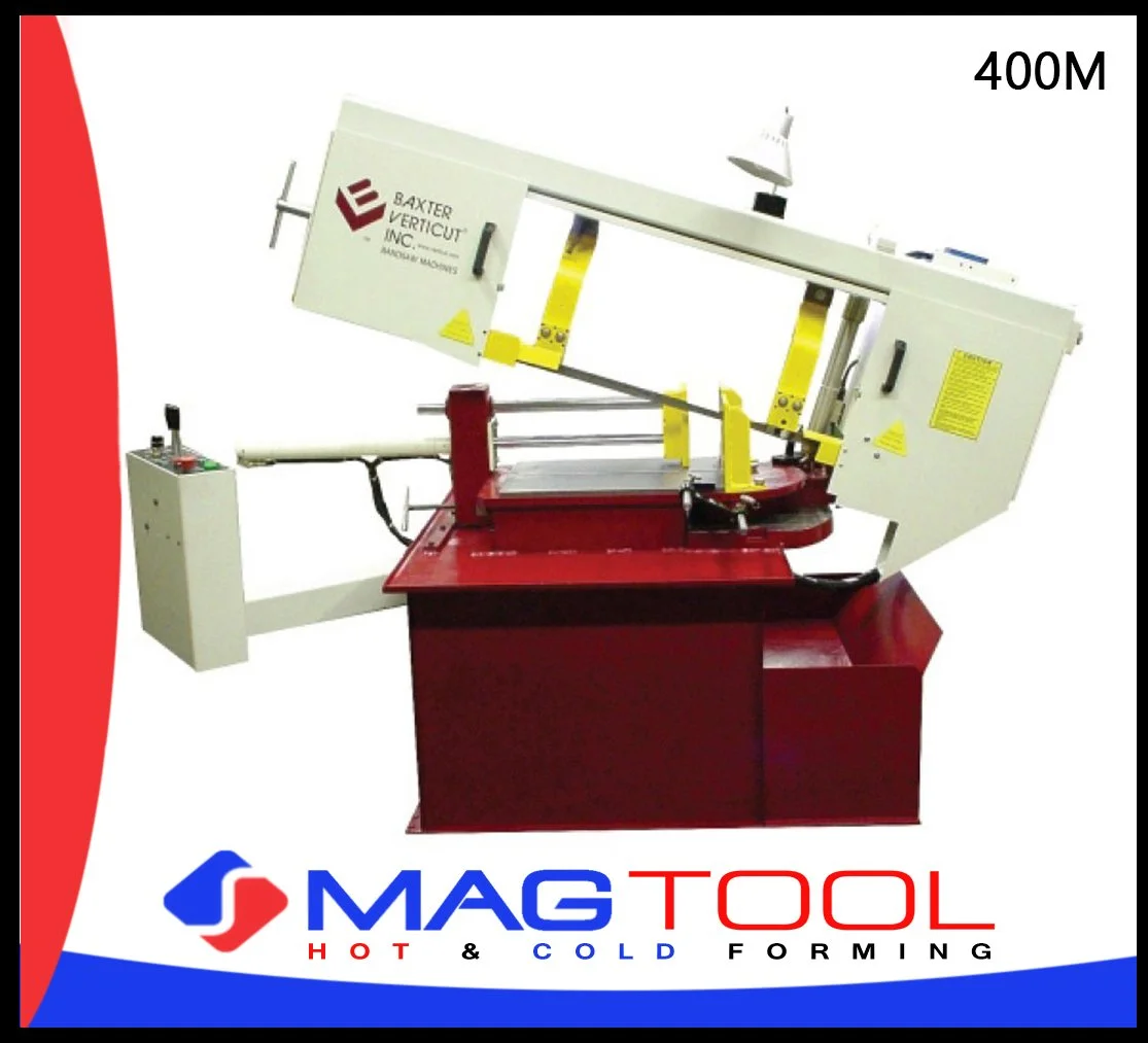Semi Automatic Bandsaw Baxter — MAG Tool - Specialty Industrial Tool House