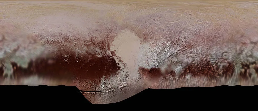 What is the color of Pluto?