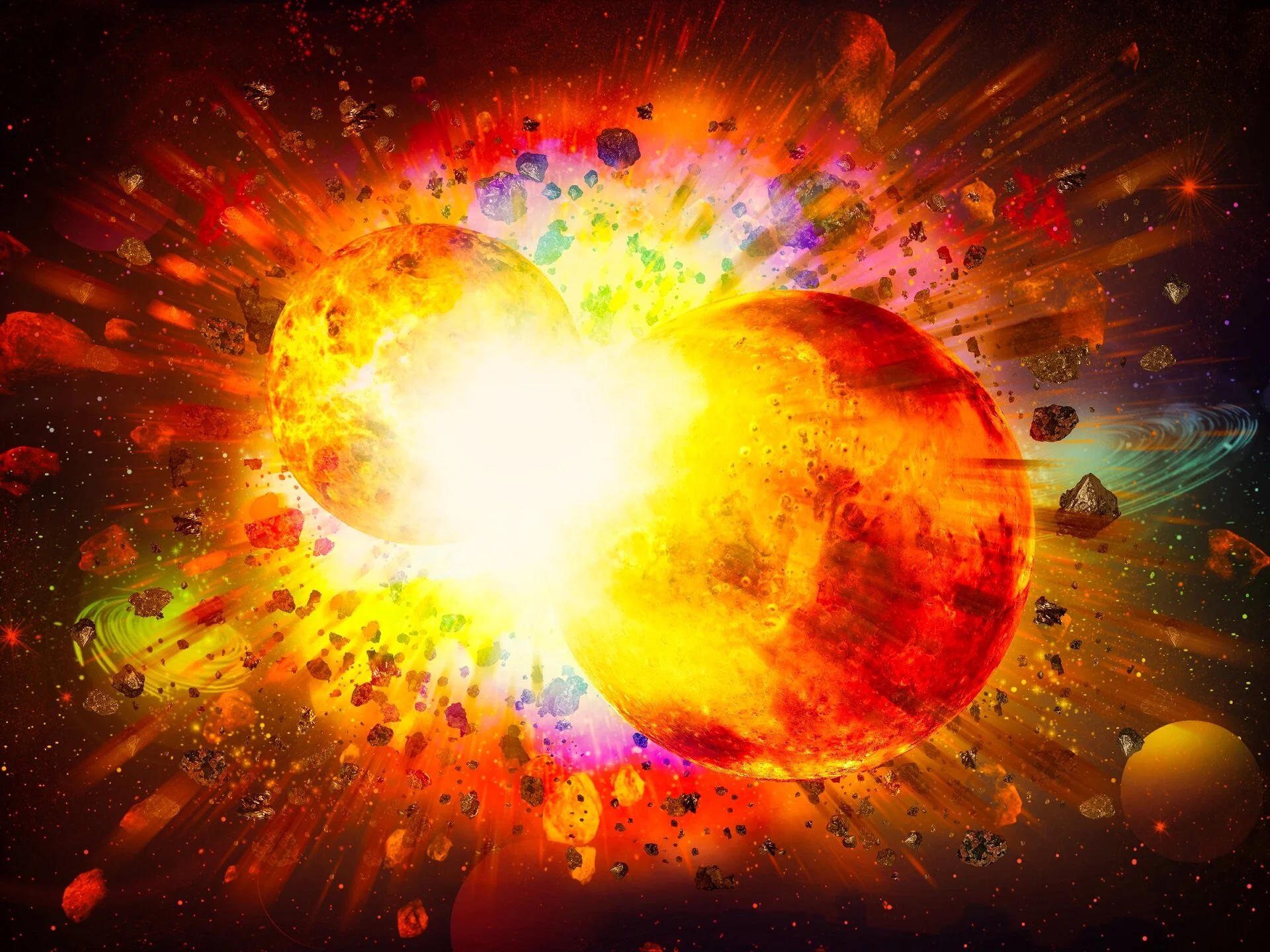 How many moons does our solar system have?