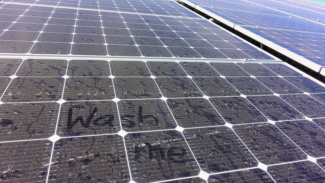 Scientists developed a waterless, no-contact method to clean solar panels